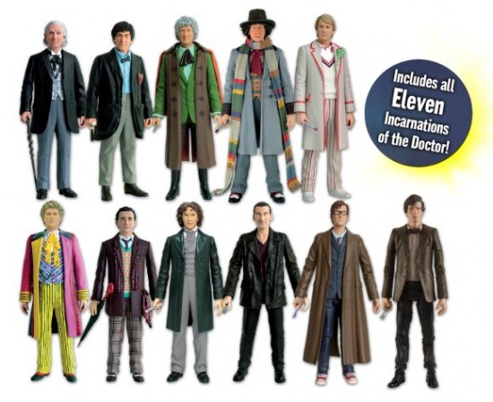 Character Eleven Doctors Figure Set – Merchandise Guide - The Doctor ...