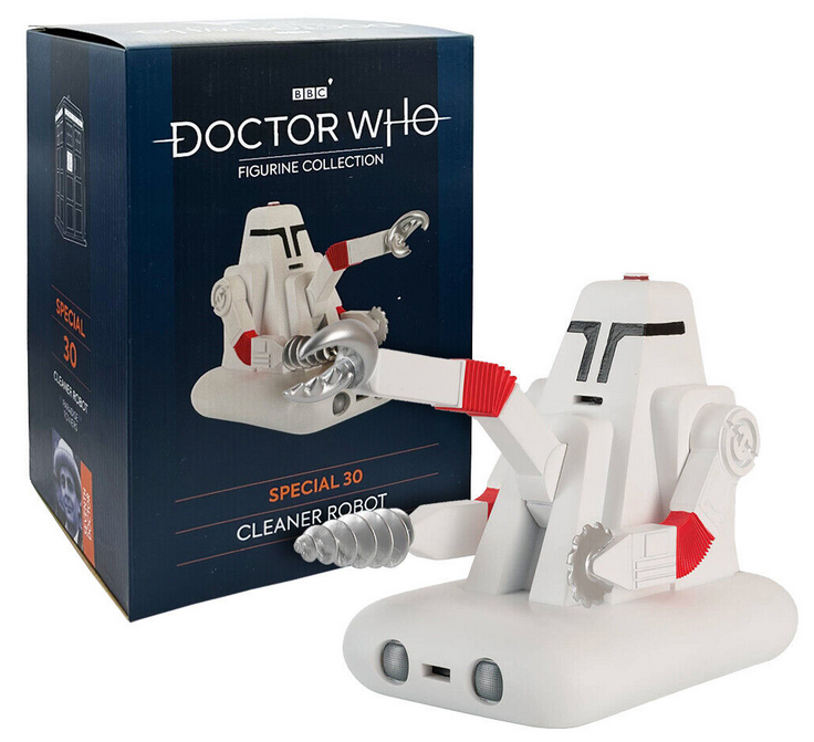 Doctor Who Cleaner Robot Figurine – Merchandise Guide - The Doctor Who Site