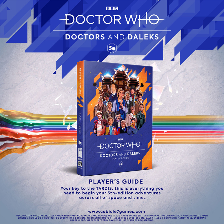 Cubicle 7 Doctor Who Doctors and Daleks Player’s Guide – Merchandise ...
