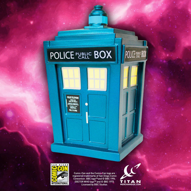 SDCC 2024 Doctor Who Titan 6.5″ Blue Metallic-Effect Tardis ...